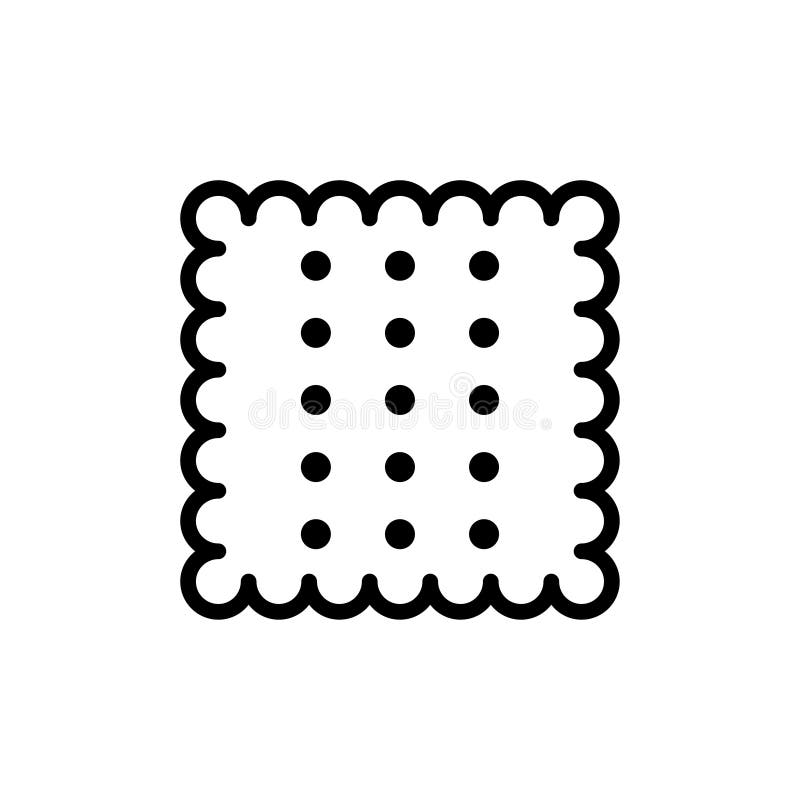 Biscuit Icon Flat Vector Template Design Trendy Stock Illustration ...