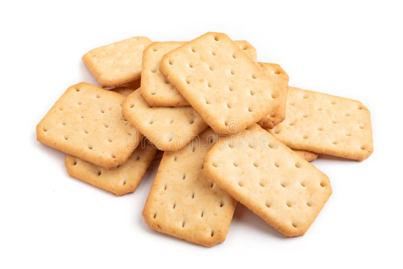 Biscuit Texture Closeup Details Isolated on White Stock Image - Image ...