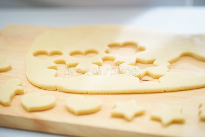 Biscuit Making Process, Studio Shot Stock Photo - Image of food ...