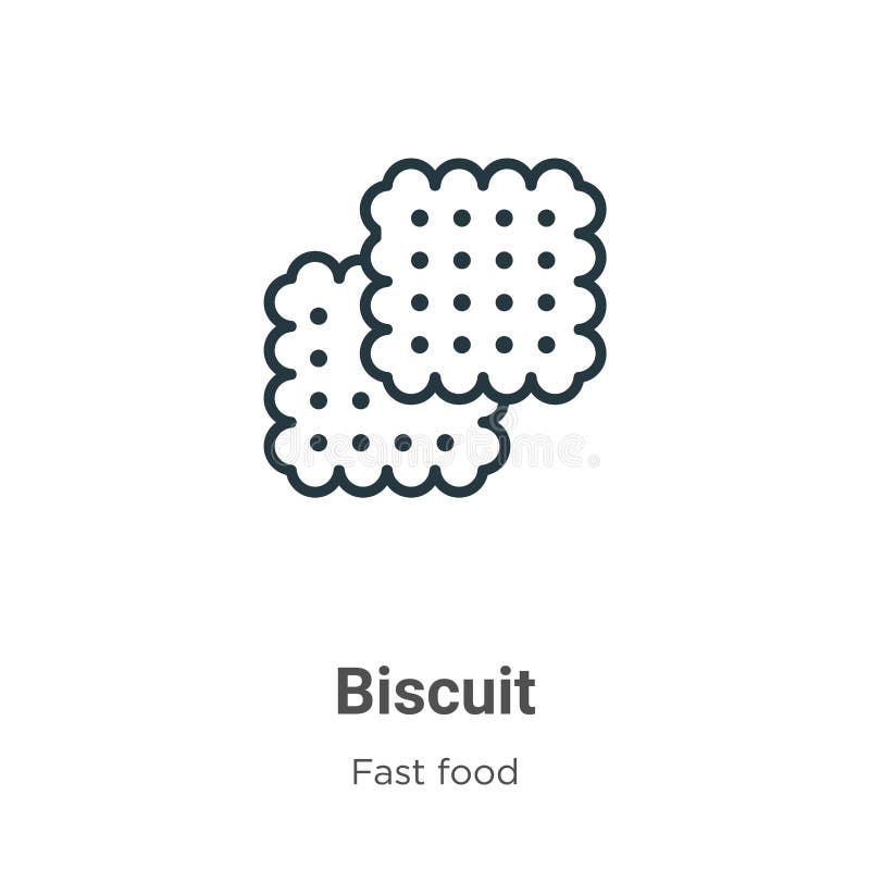 Biscuit Icon in Filled, Thin Line, Outline and Stroke Style. Vector ...