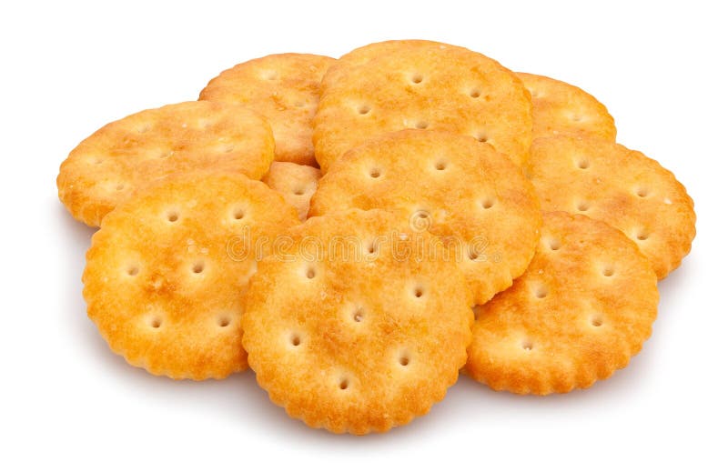 Biscuit rond d'isolement image stock. Image du biscuit - 29942113