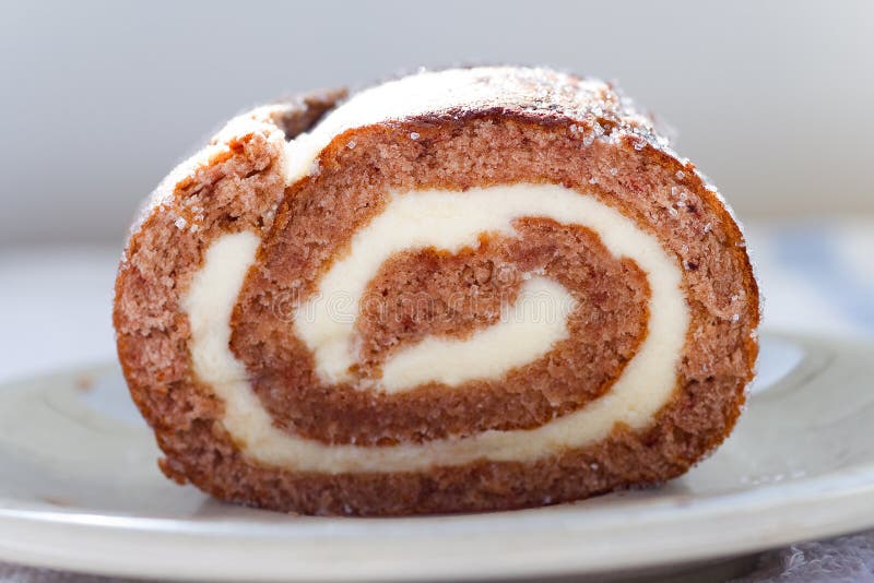 Biscuit roulade stock photo. Image of sweet, cookie, gourmet - 45291746
