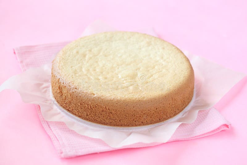 Biscuit Sponge Cake stock image. Image of cake, milk - 61361581