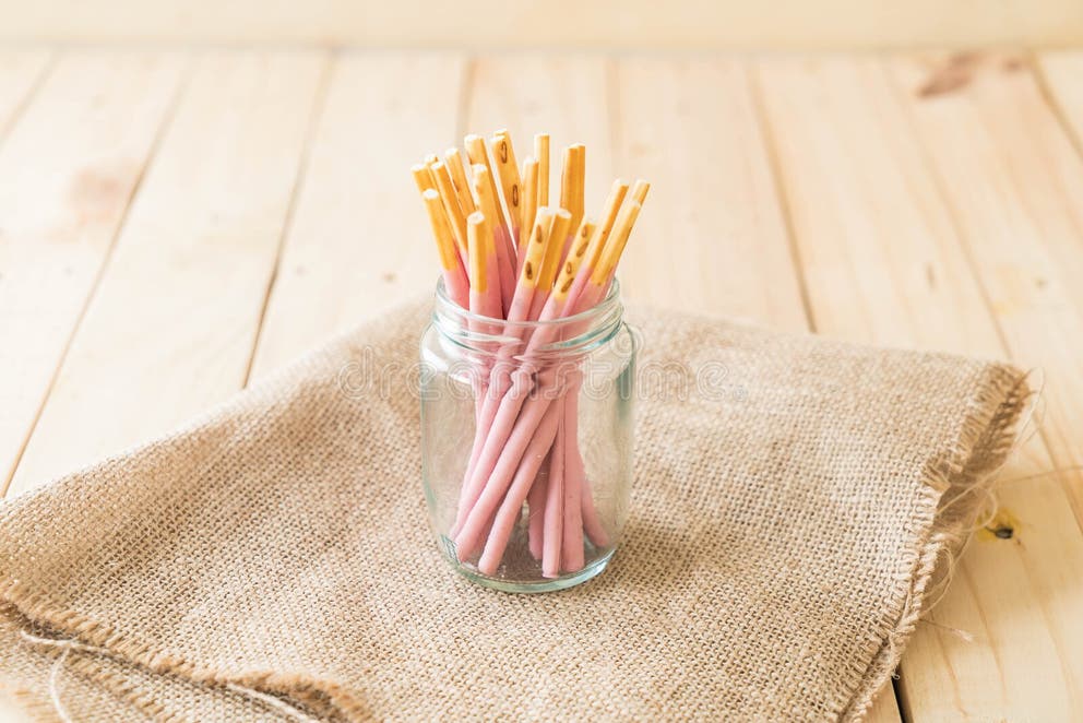 Biscuit stick stock photo. Image of straw, sugar, biscuits - 92004498