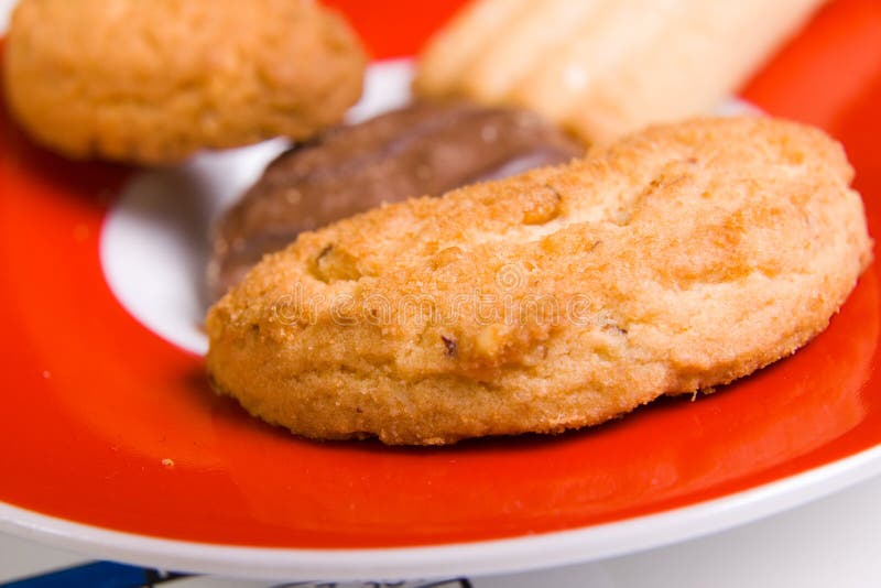 Biscuits stock photo. Image of break, enjoyment, cream - 12496680