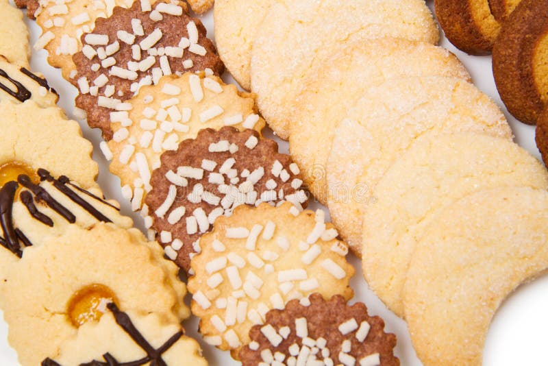 Biscuits stock photo. Image of dessert, nuts, cookies - 25185124