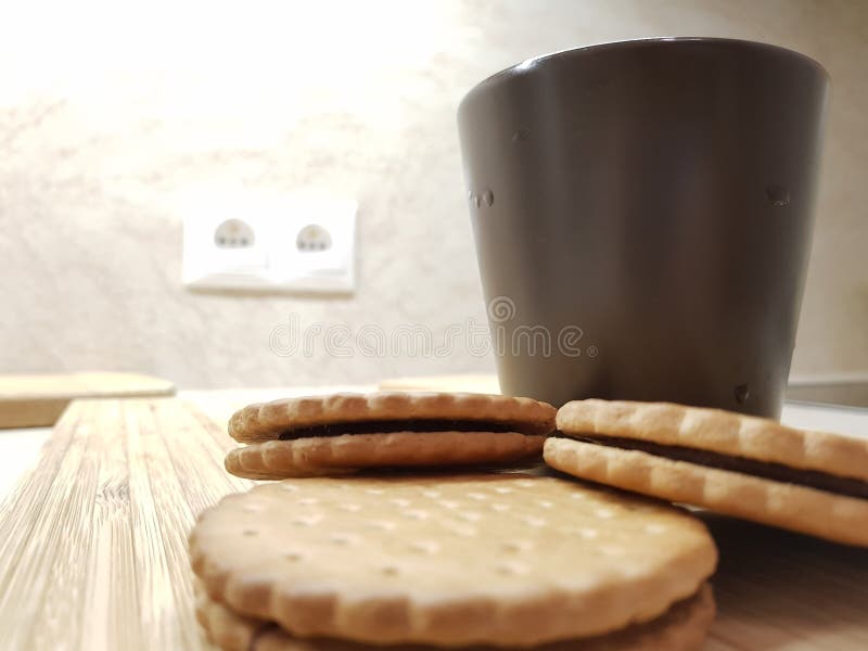 Biscuits stock photo. Image of sweet, dessert, pattern - 135947196