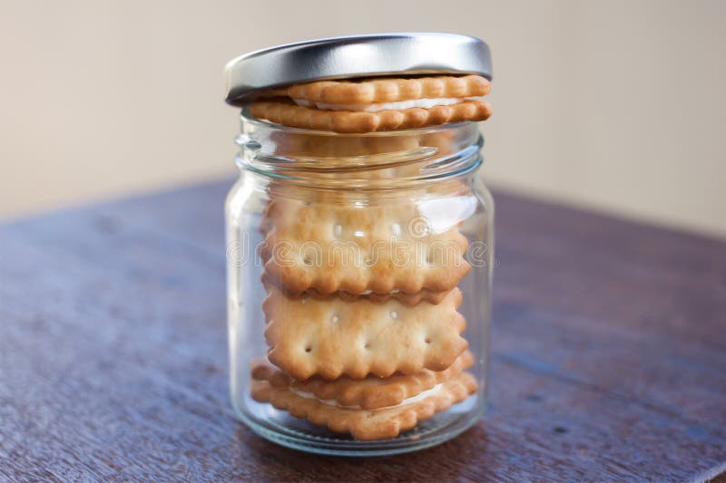 Biscuits in Bottle stock image. Image of storage, bottle - 45795693