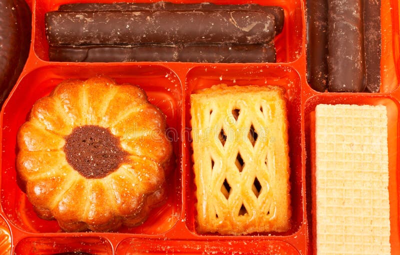 Biscuits in a box stock image. Image of biscuits, closeup - 1612865