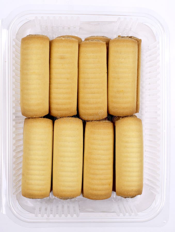 Biscuits in a box stock image. Image of pastry, biscuit - 18483119