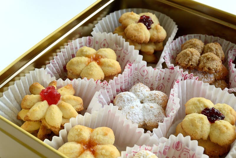 Biscuits in box stock image. Image of crunchy, snacks - 100460987