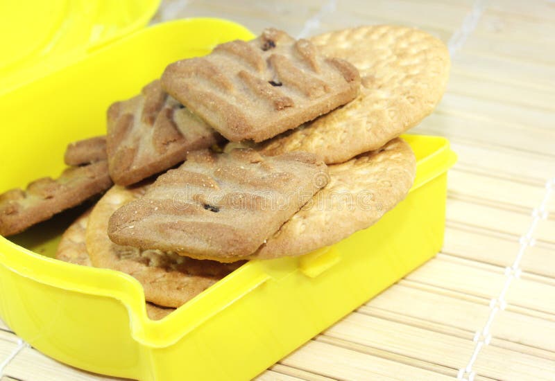 Biscuits in the box stock image. Image of wheaten, background - 69924823