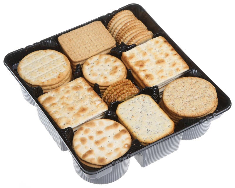 Biscuits for Cheese stock image. Image of plastic, cracker - 17900825