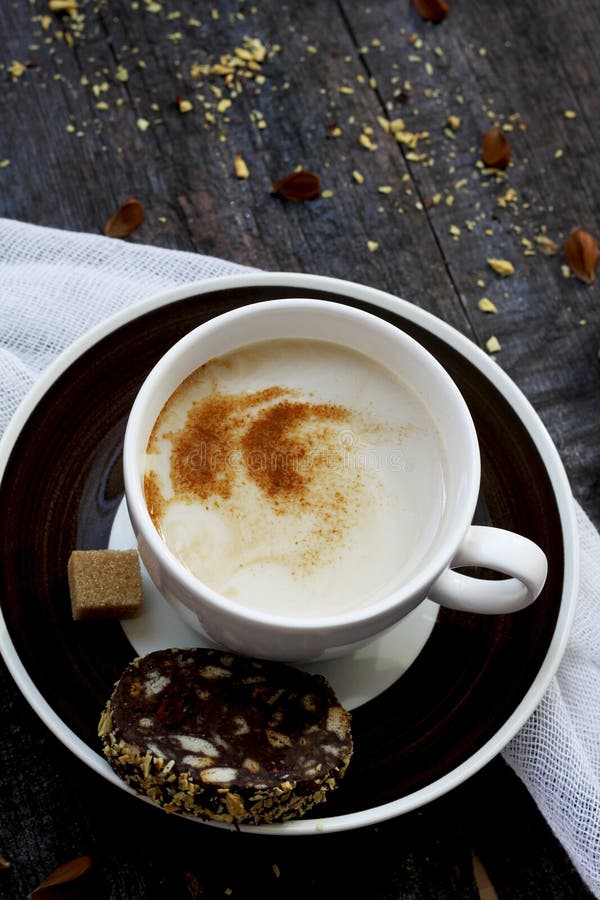 Biscuits and coffee stock image. Image of dried, delicious - 50533117