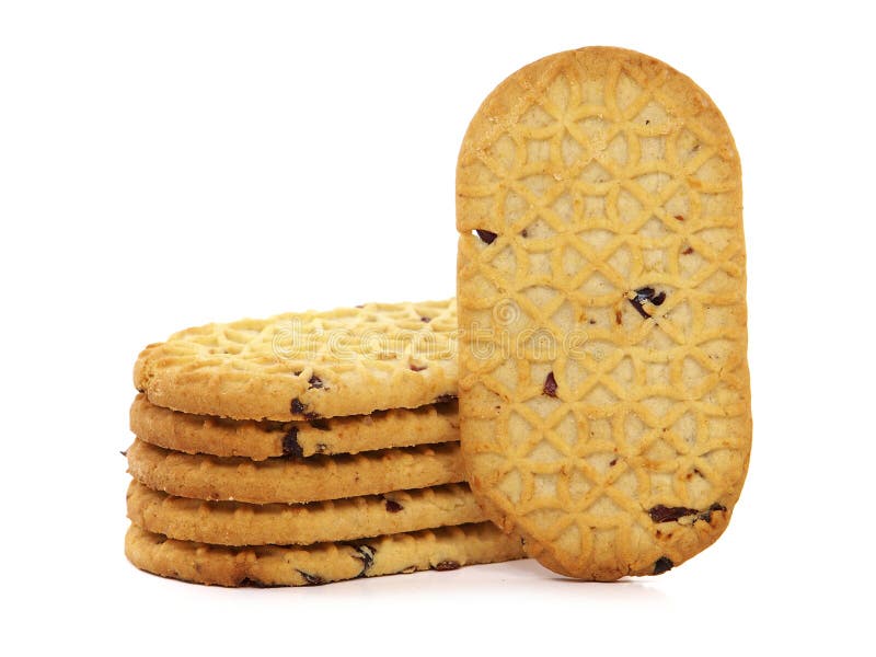 Biscuits with Dried Cherries Stock Photo - Image of biscuits, dried ...