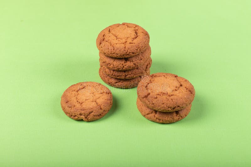 Biscuits in the Form of a Triangle Stock Photo - Image of bakery ...