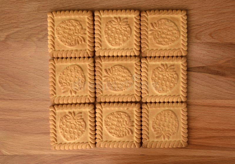 Biscuits Fresh on the Table Stock Photo - Image of biscuits, oatmeal ...