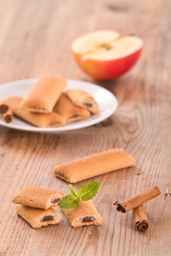 Biscuits with Fruit Filling. Stock Image - Image of culinary, dessert ...