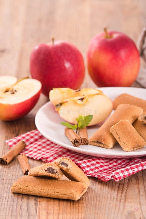 Biscuits with Fruit Filling. Stock Photo - Image of dish, marmalade ...