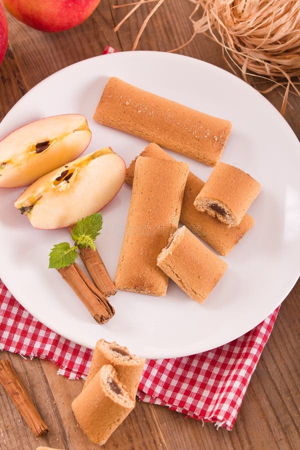 Biscuits with Fruit Filling. Stock Image - Image of bakery, filling ...