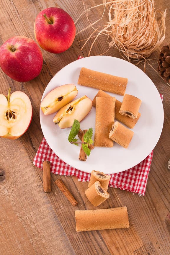 Biscuits with Fruit Filling. Stock Image - Image of food, meal: 103122529