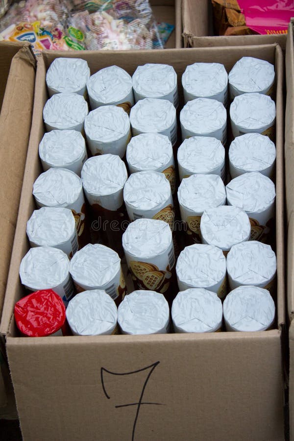 Biscuits Pack on White Background Stock Photo - Image of sweet ...