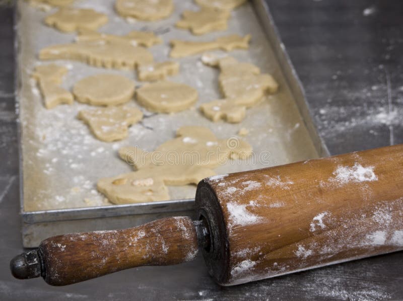 Biscuits on plate stock image. Image of sweet, preparation - 20949437