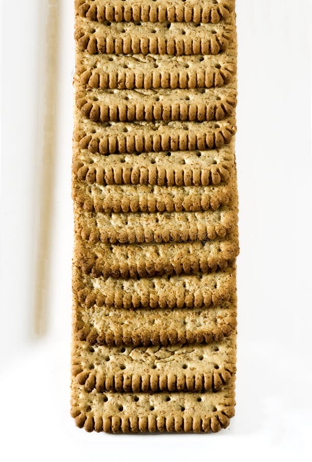 Biscuits row stock image. Image of diet, yellow, bakery - 6601115