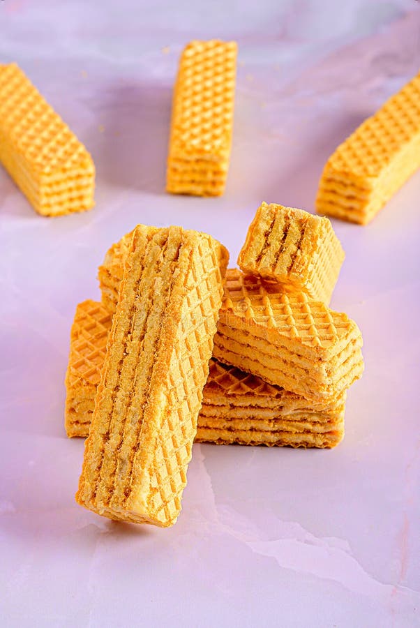 Biscuits Shaped As Blocks on White Plate Stock Image - Image of white ...