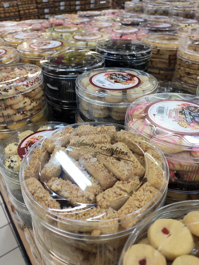 The Biscuits are Sold in Transparent Plastic Containers and are Sorted ...
