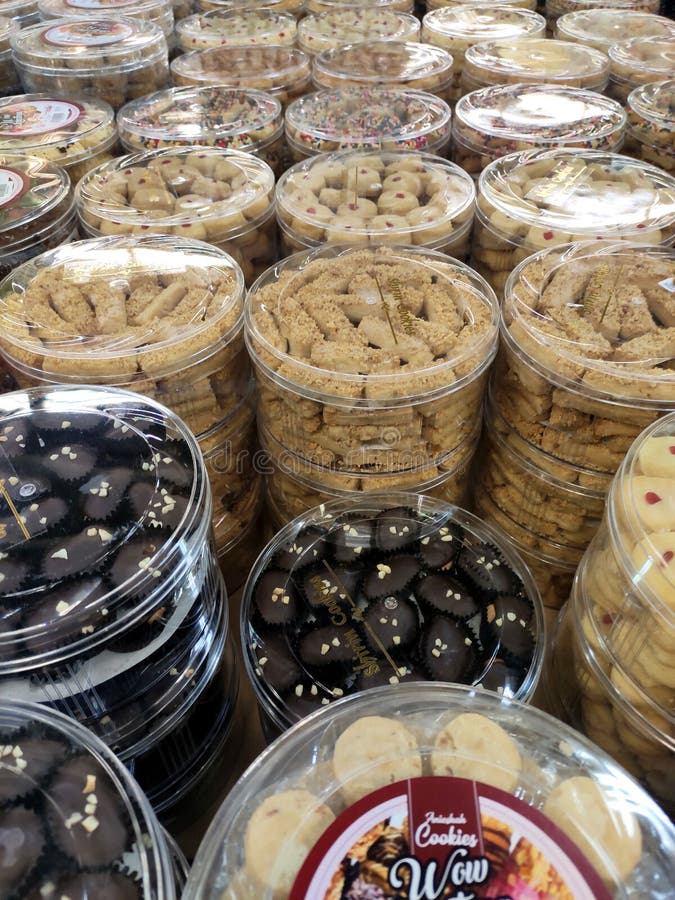 The Biscuits are Sold in Transparent Plastic Containers and are Sorted ...