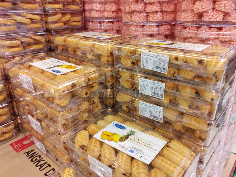 The Biscuits are Sold in Transparent Plastic Containers and are Sorted ...