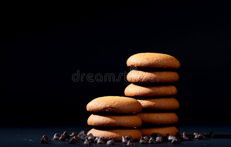 BISCUITS - Stack of Delicious Cream Biscuits Filled with Chocolate ...
