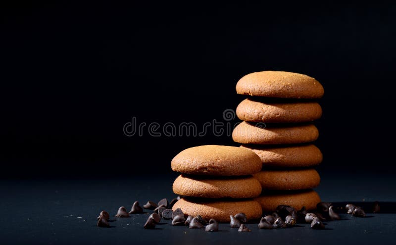 BISCUITS - Stack of Delicious Cream Biscuits Filled with Chocolate ...