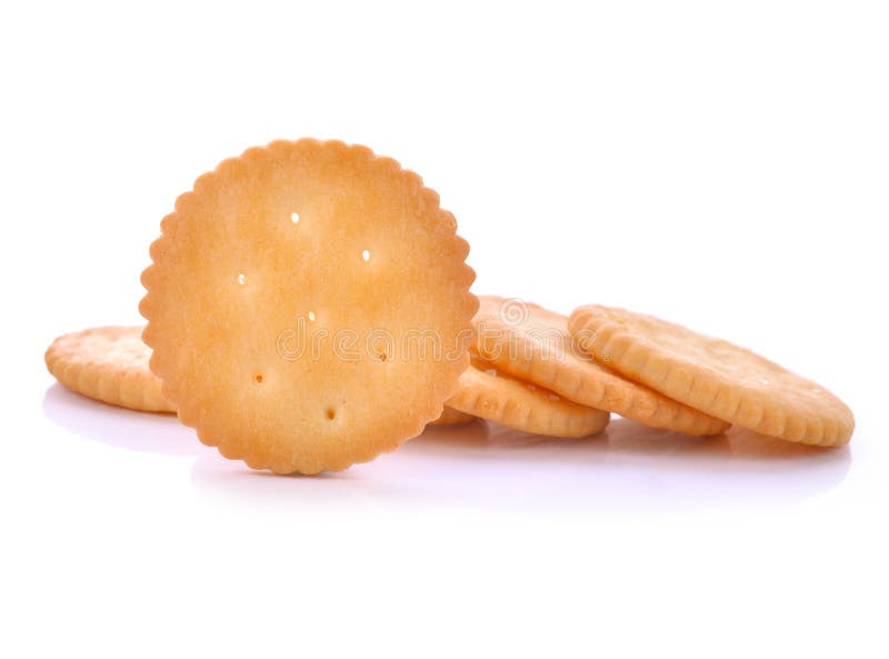 BISCUITS - a Stack of Delicious Wheat Round Biscuits Isolated on Stock ...