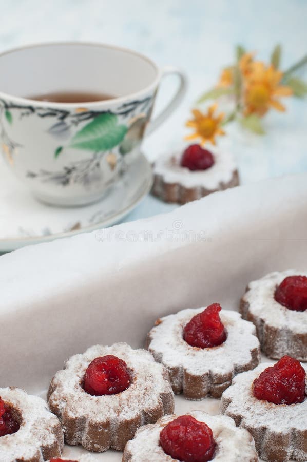 Biscuits on the table stock photo. Image of table, sugar - 86039512