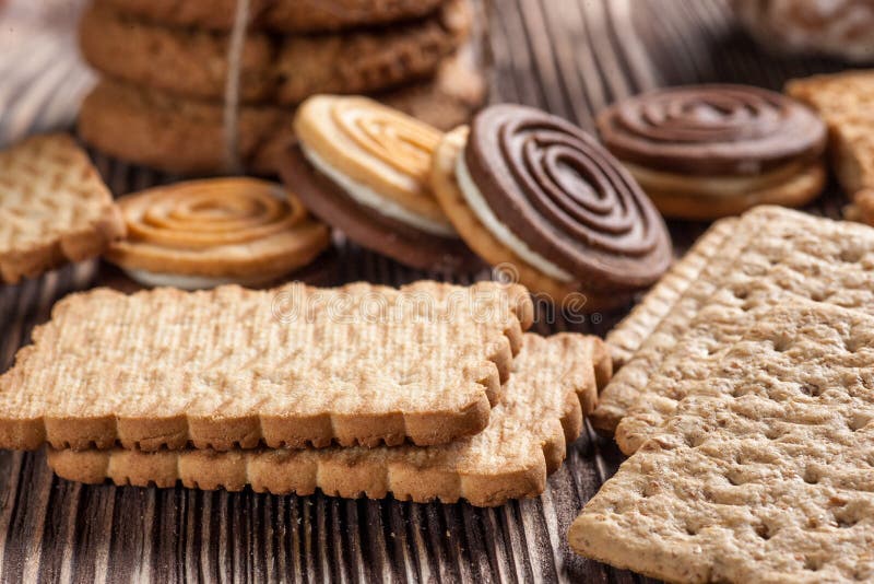 Biscuits on table stock photo. Image of food, sweet, cake - 81718664