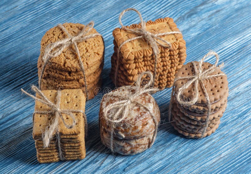 Biscuits on table stock image. Image of homemade, brown - 89088531