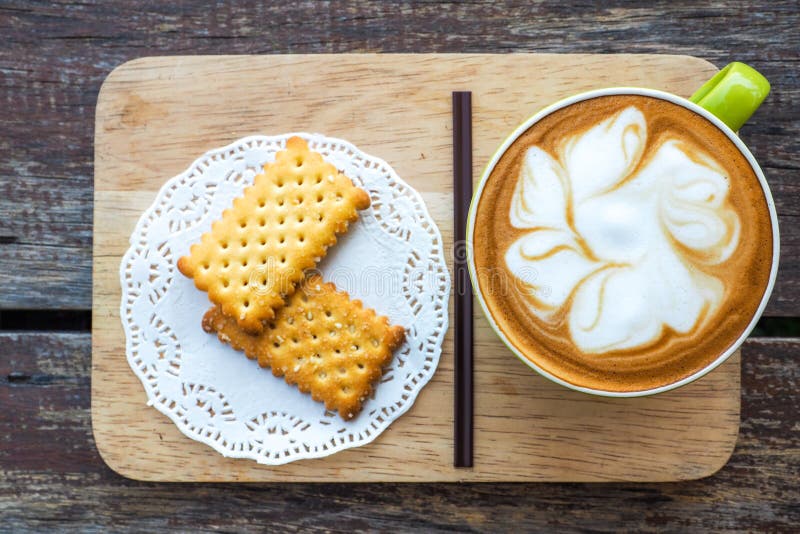 Biscuits Tea and Morning Coffee Stock Photo - Image of drink, coffee ...