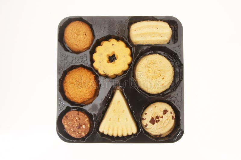 Shortbread Biscuit Selection Stock Image - Image of sweet, isolated ...