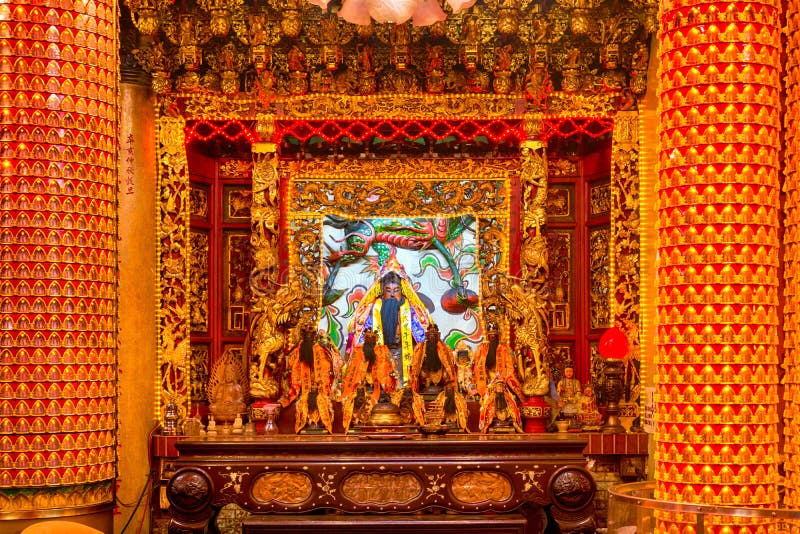 Bishan Temple in Taipei - Taiwan. Stock Image - Image of statue ...