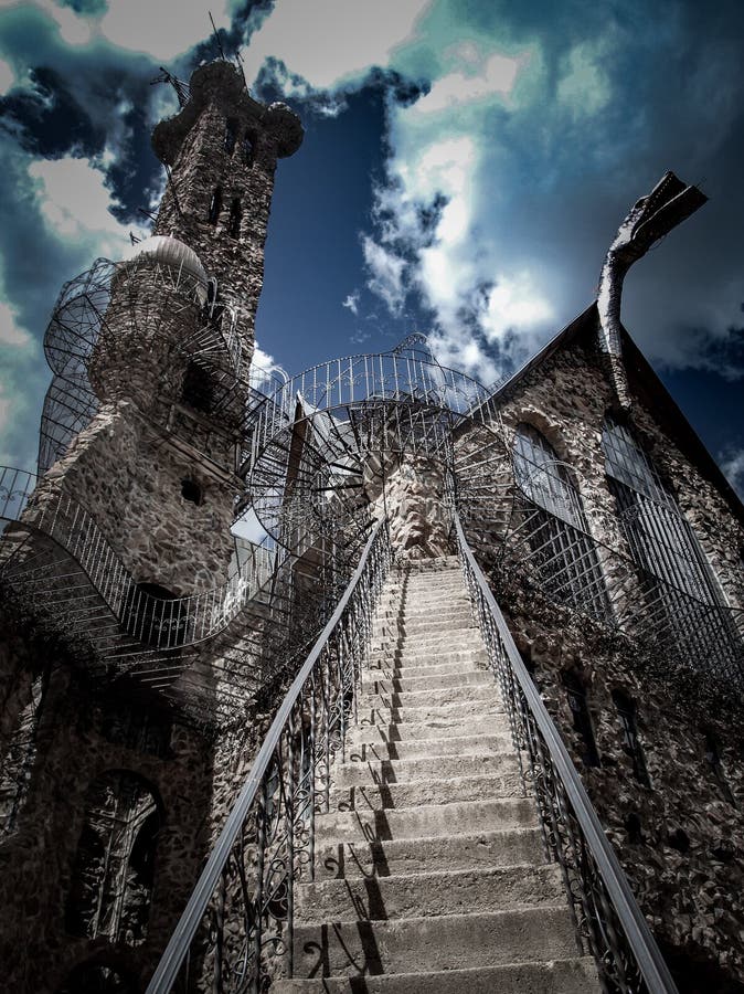 Bishop Castle in Colorado stock image. Image of tower - 159204025