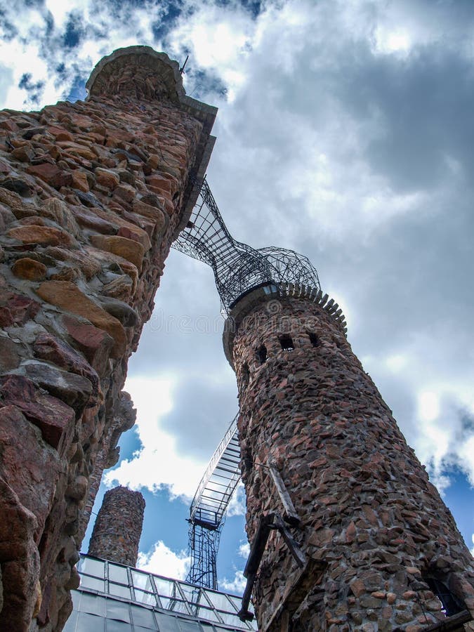 Bishop Castle in Colorado stock image. Image of intricate - 159256443