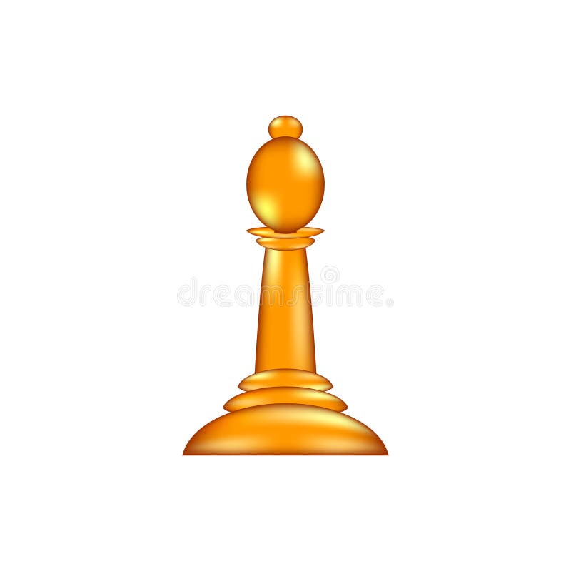 Bishop Chess Piece Icon. Chess Bishop Isolated Icon Stock Illustration ...