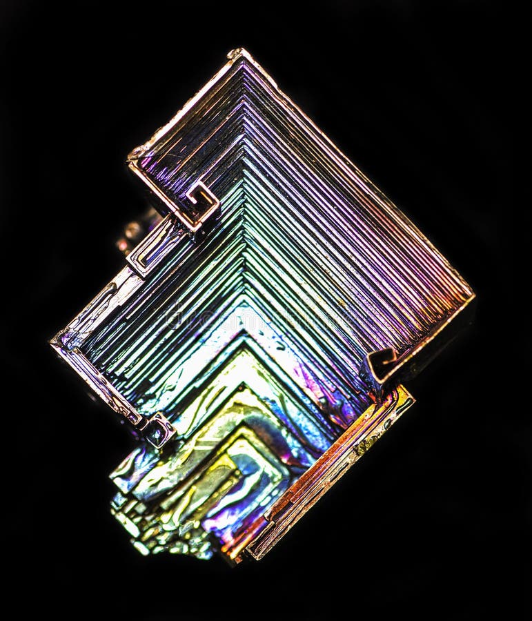 Bismuth stock image. Image of colored, crystals, colours - 50041657