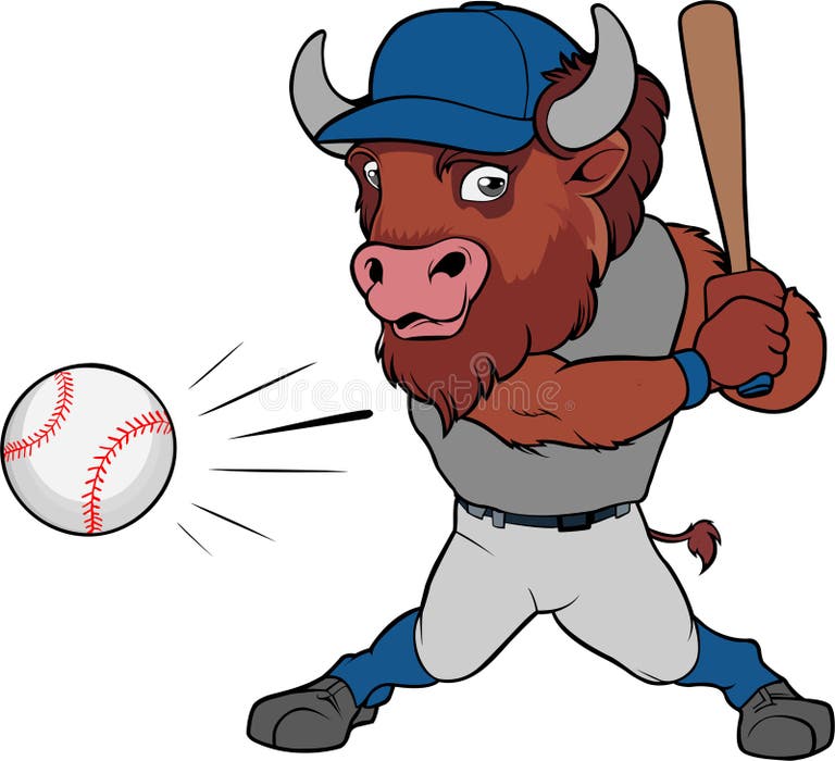 Bison Baseball Stock Illustrations – 56 Bison Baseball Stock ...