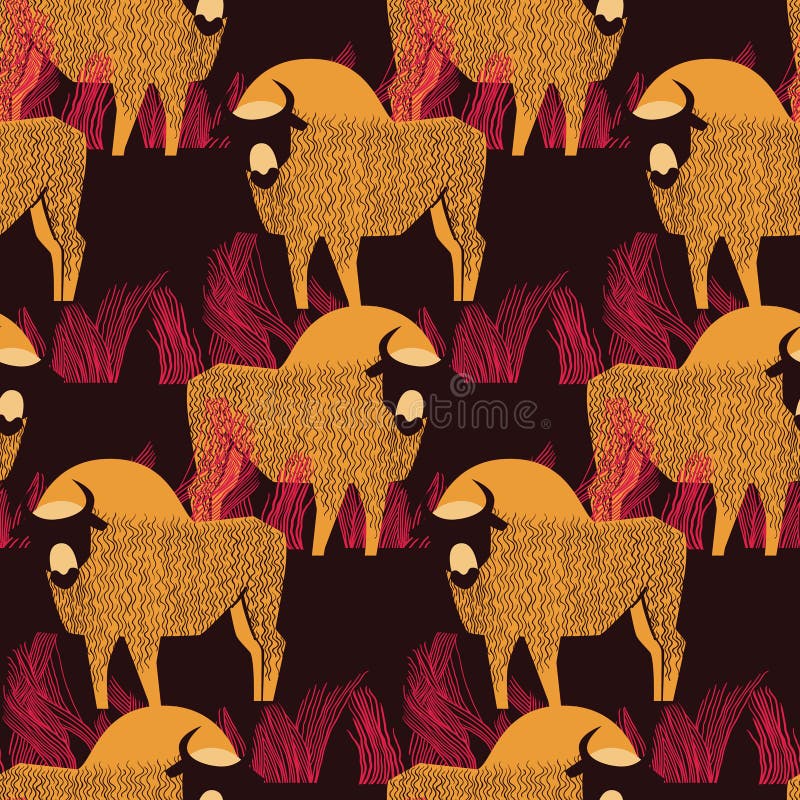 Native American Bison Pattern Stock Illustrations – 52 Native American ...