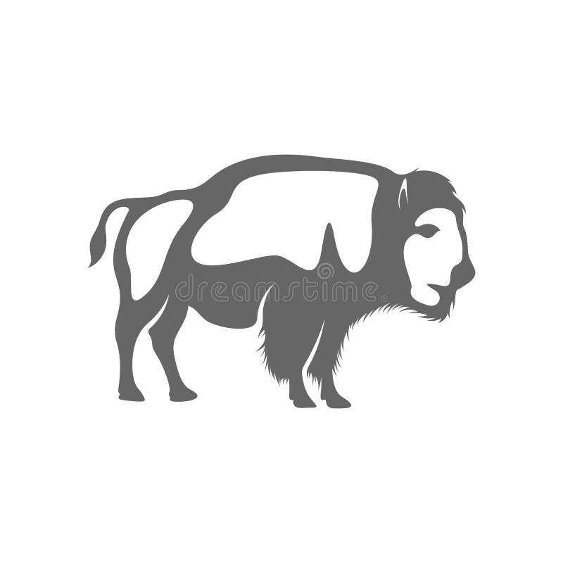Bison Logo Design Vector. Bison Logo Template Stock Vector ...