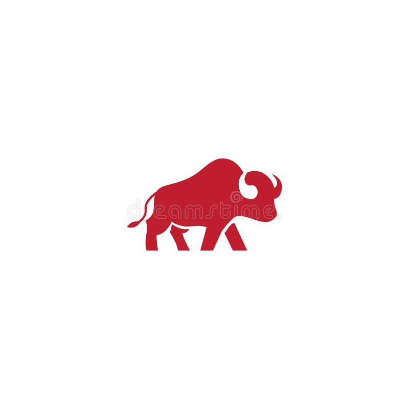 Bison Vector Illustration for Icon,symbol or Logo Stock Vector ...