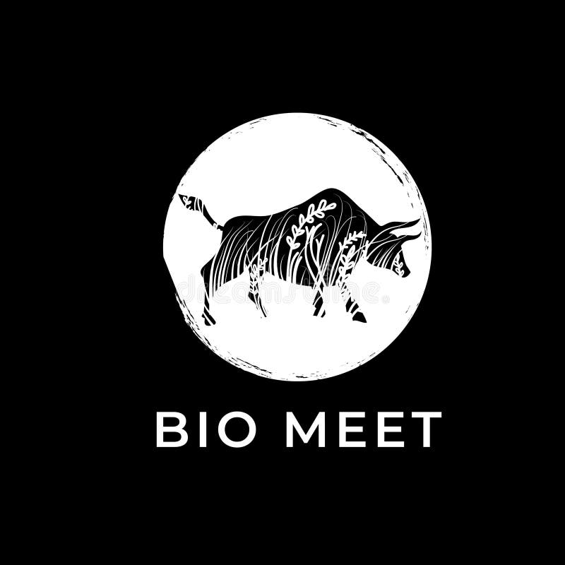 Logo Red Buffalo stock vector. Illustration of colors - 212898552